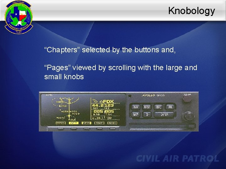 APOLLO GX 5055 GPS Basic Operations Introduction u
