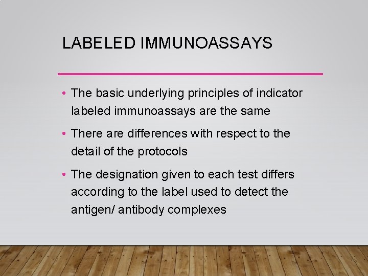 LABELED IMMUNOASSAYS PART 2 ENZYME LINKED IMMUNOSORBENT ASSAY