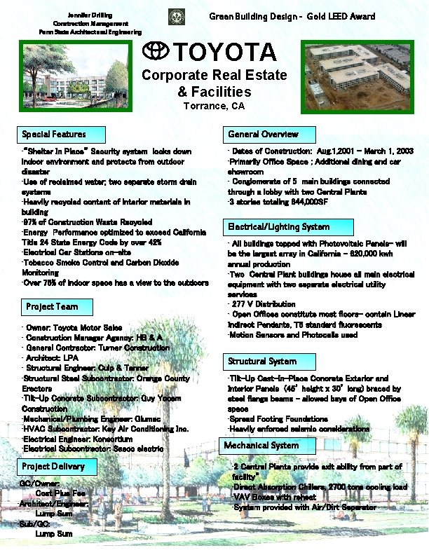 Jennifer Drilling Construction Management Penn State Architectural Engineering