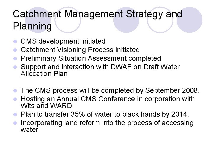 Presentation of 20067 Annual Report and Financial Statements