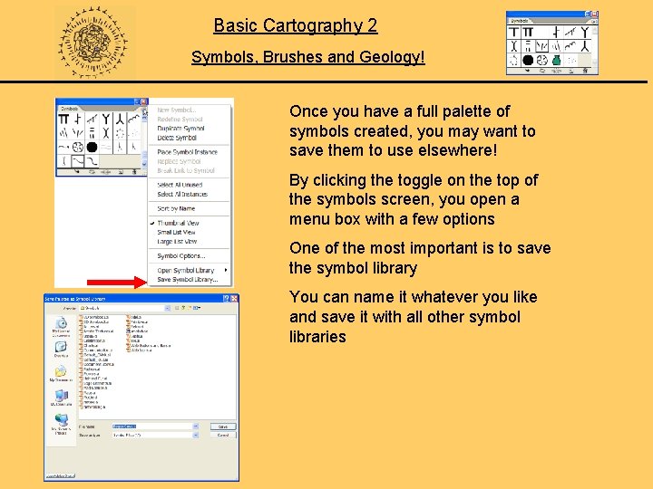 Basic Cartography 2 Symbols Brushes and Geology At