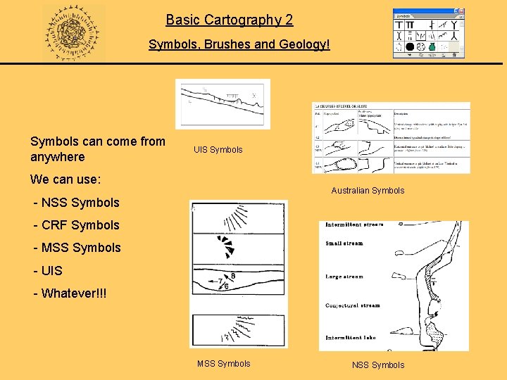 Basic Cartography 2 Symbols Brushes and Geology At