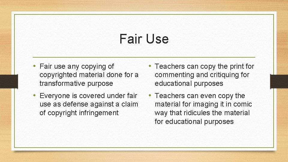 Copyright Guidelines Explaining Copyright Guidelines for Classroom ...