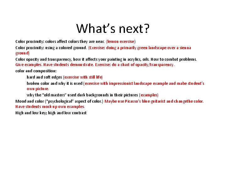 Understanding COLOR Theory V presentation by Pam Coulter