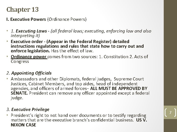 Chapter 13 7 Roles of President Chief Executive