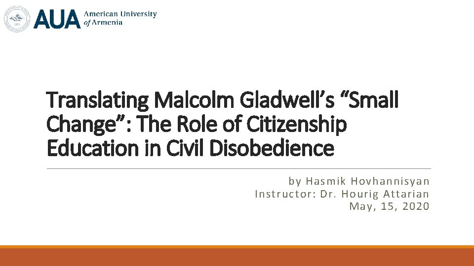 Translating Malcolm Gladwells Small Change The Role of