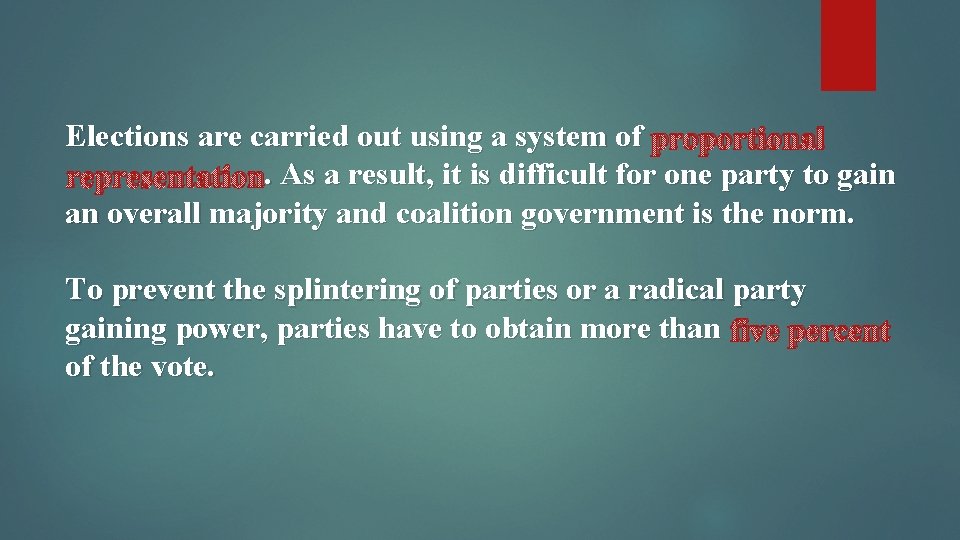 GERMAN GOVERNMENT BUNDESREGIERUNG THE FEDERAL GOVERNMENT APCGP ...