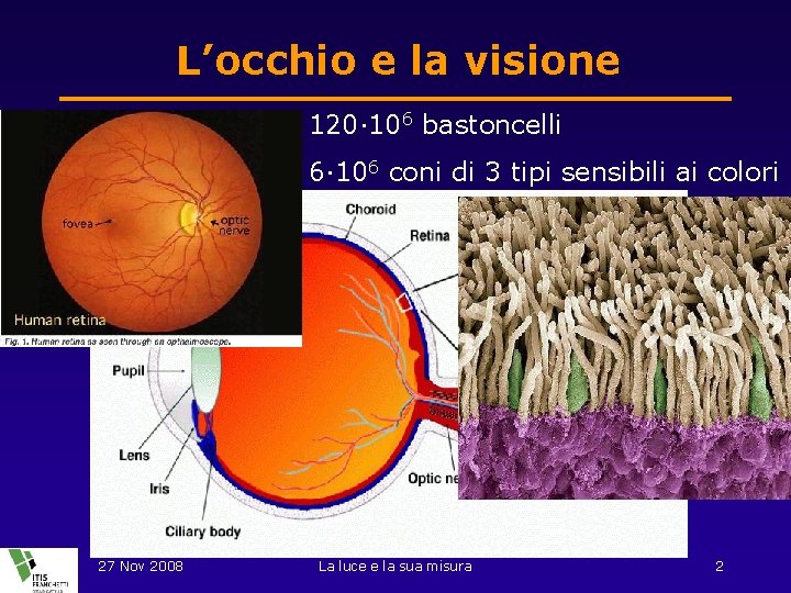 La luce e la sua misura Prof Gianpietro