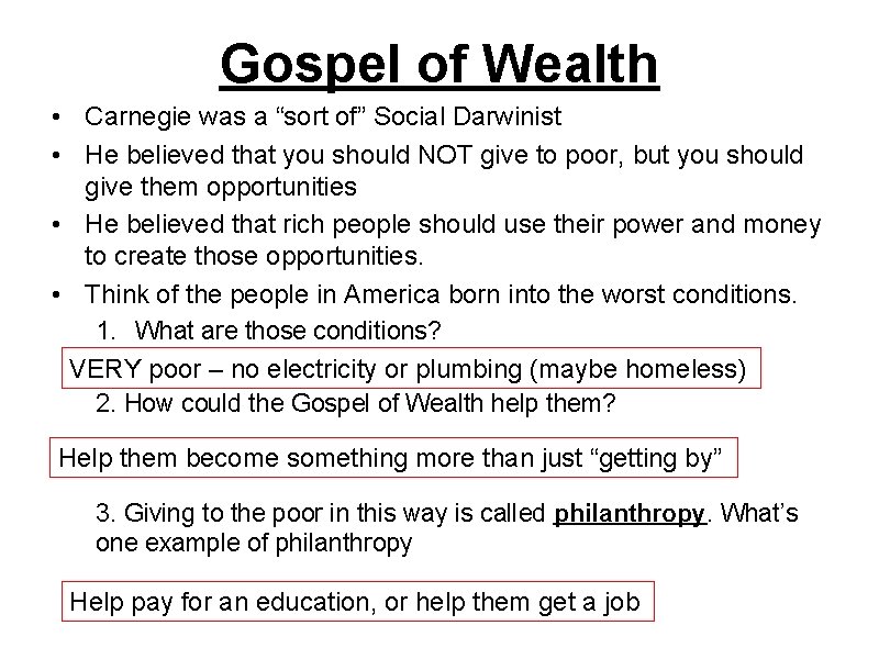 UNIT 3 URBANIZATION LESSON 4 The Gilded Age