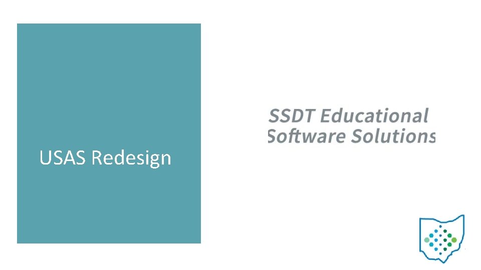 USAS Redesign 2 USASR Menu NOTE The menu
