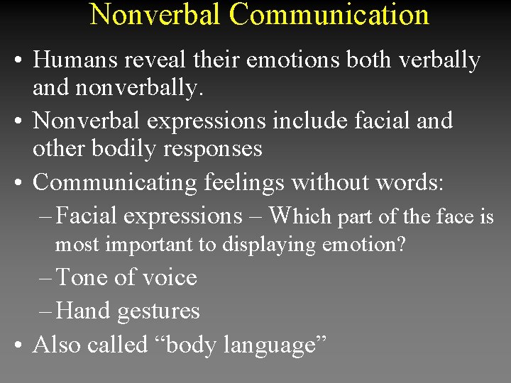 Theories of Emotion 3 Theories of Emotion 1