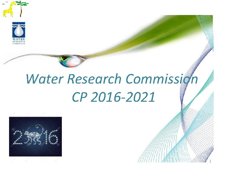 Water Research Commission CP 2016 2021 1 Corporate