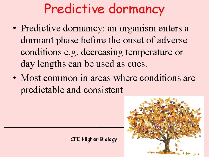 Key area 5 Metabolism and adverse conditions CFE