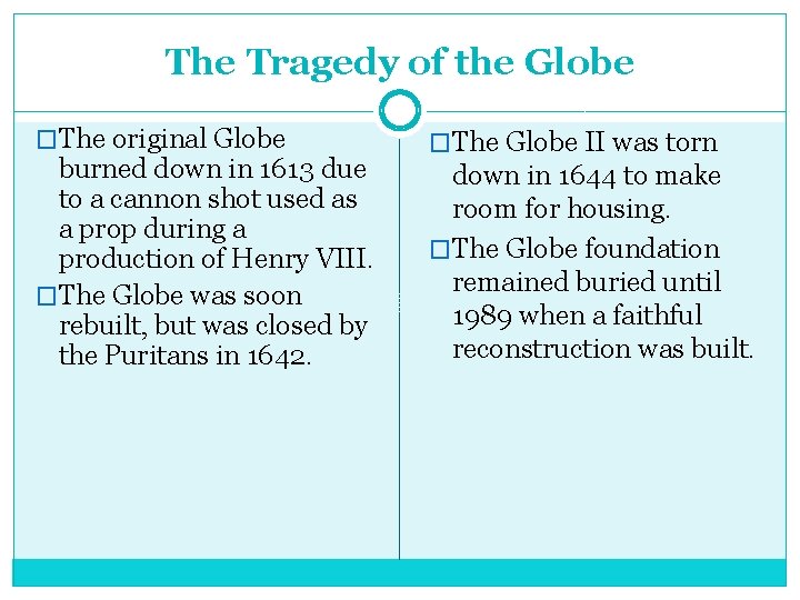 William Shakespeare and the Elizabethan Period Queen Elizabeth