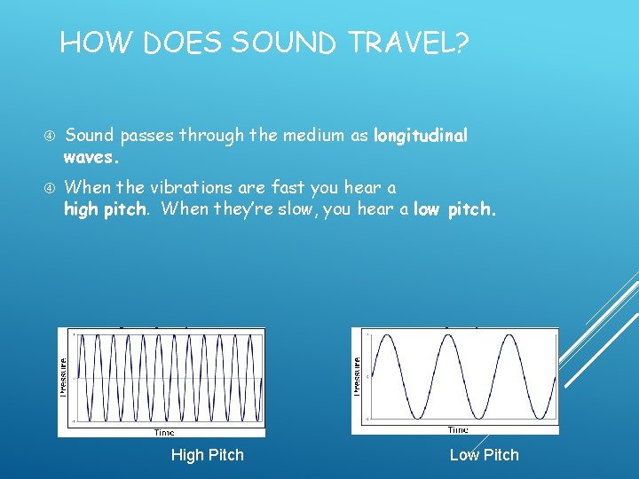 SOUND ENERGY WHAT IS SOUND Sound is a