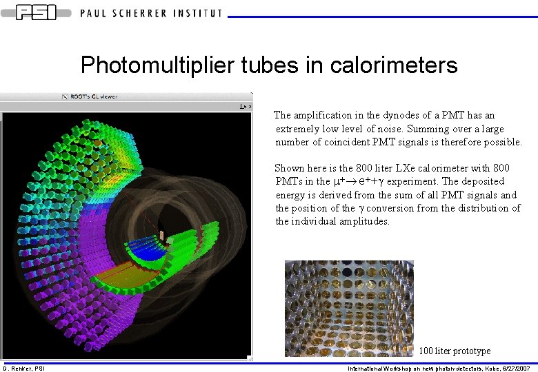 Photo Detectors in High Energy Physics Dieter Renker