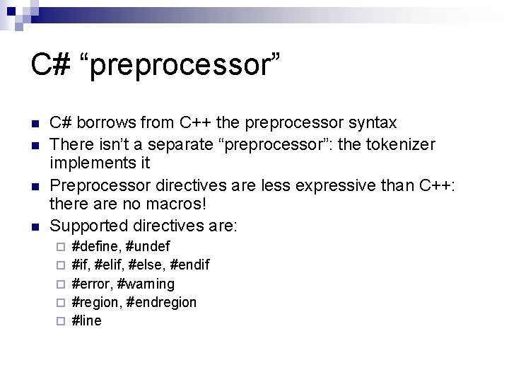 Java 2 C Antonio Cisternino Part IV Outline
