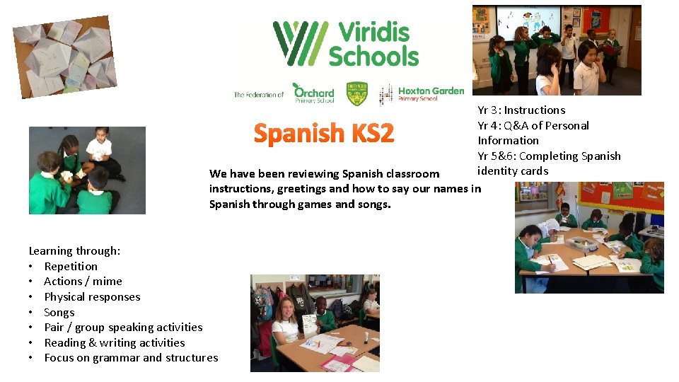 Bienvenidos Intro 3 rd year of Spanish We