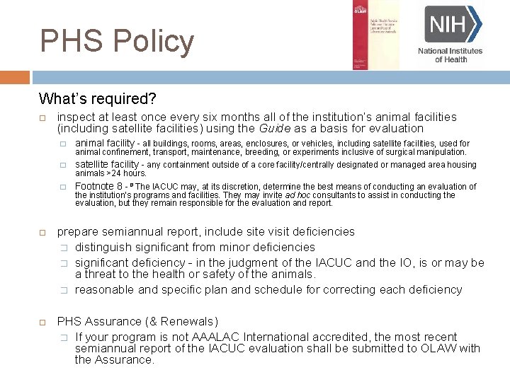 Managing and Coordinating the Semiannual Site Visit Process