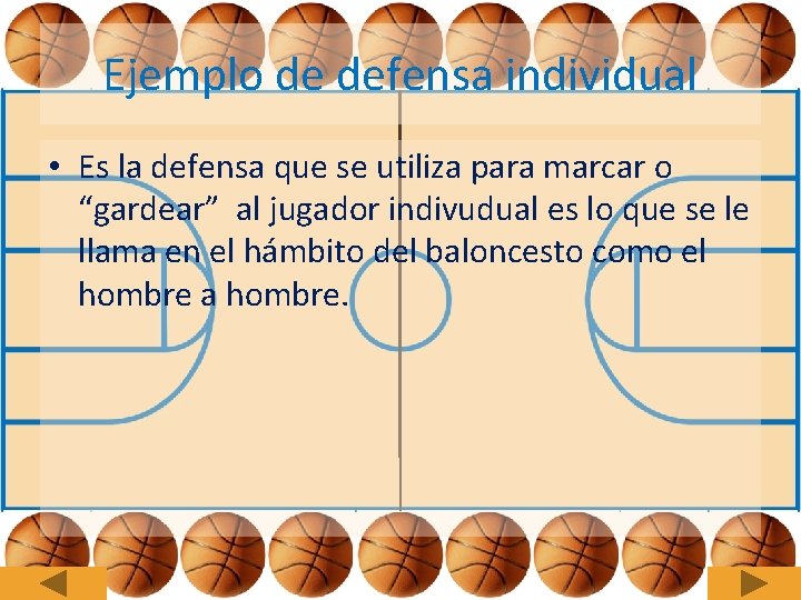 El Baloncesto sus diferentes tipos de defensa y