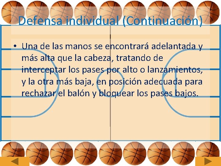El Baloncesto sus diferentes tipos de defensa y