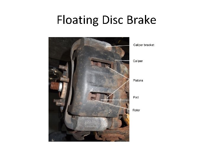 Intro to Disc Brakes Most Common Floating Floating