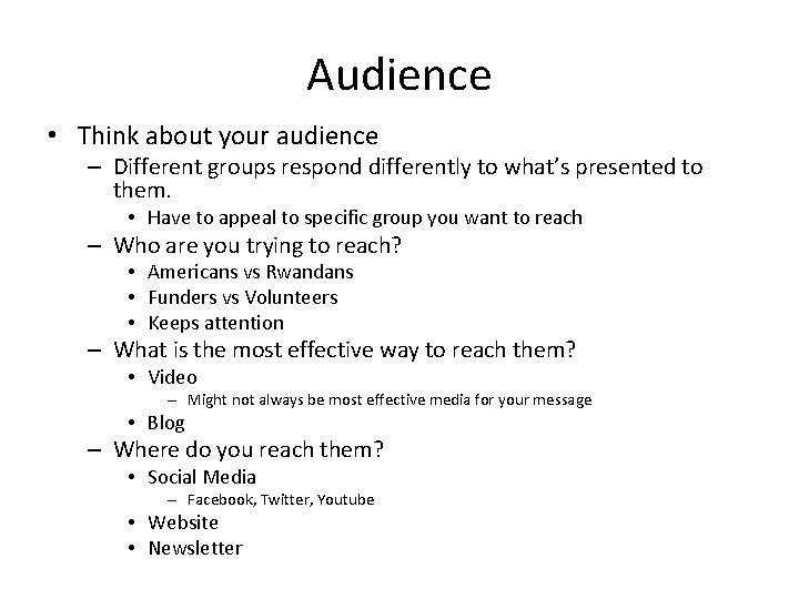 Nonprofit Storytelling Presented by the MEDIA LAB What