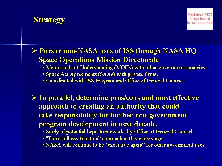 International Space Station National Laboratory Development Brad Carpenter