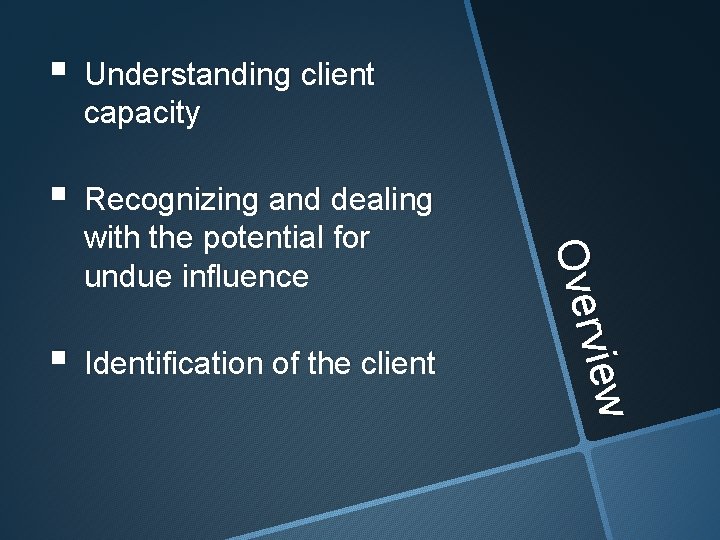 LOOK BEFORE YOU LEAP Planning at The Cliff