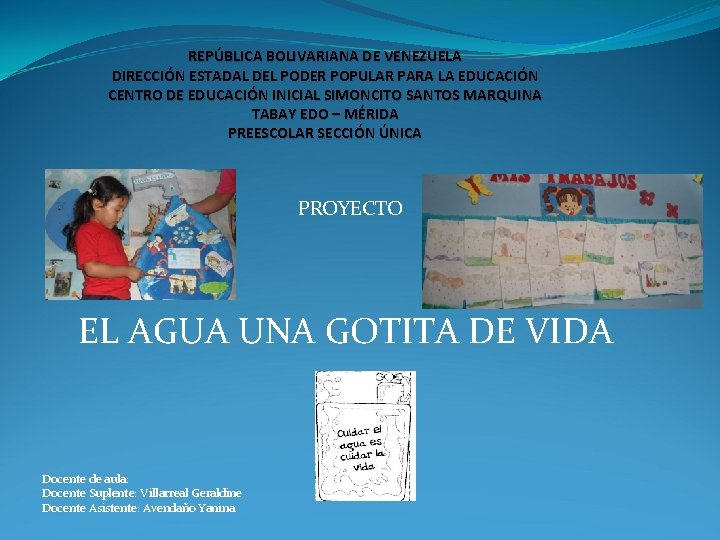 REPBLICA BOLIVARIANA DE VENEZUELA DIRECCIN ESTADAL DEL PODER