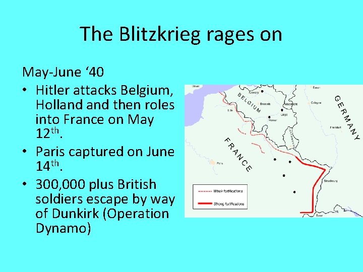 World War II The European Course The Beginning