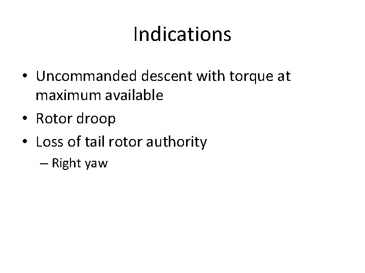 Power Required exceeds Power Available LT Robie NATOPS