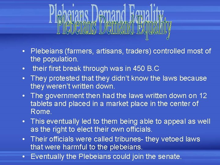 Vocabulary o o o o republic system of