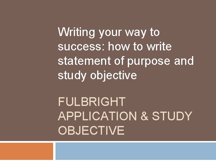 Writing your way to success how to write