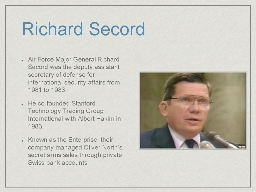 THE IRANCONTRA AFFAIR BY SAM BOLIN Overview of