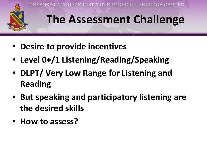 Computer Parsed Oral Speech Recognition and Assessment October