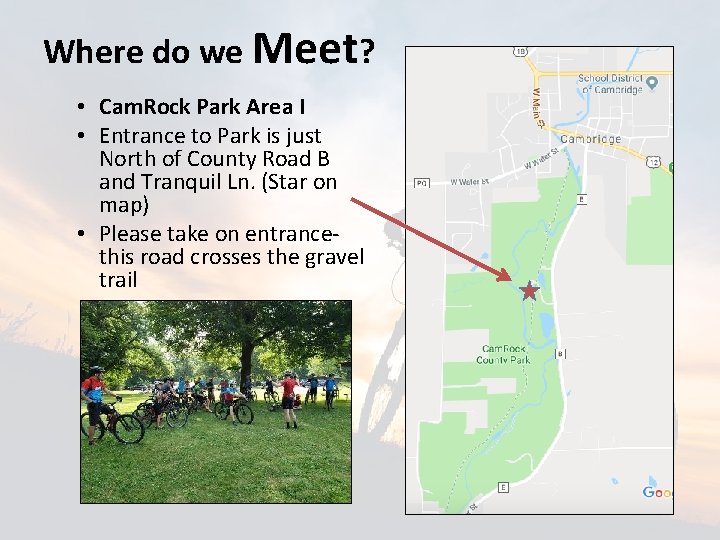 Cam Rock Youth Mountain Bike Club 2021 Informational