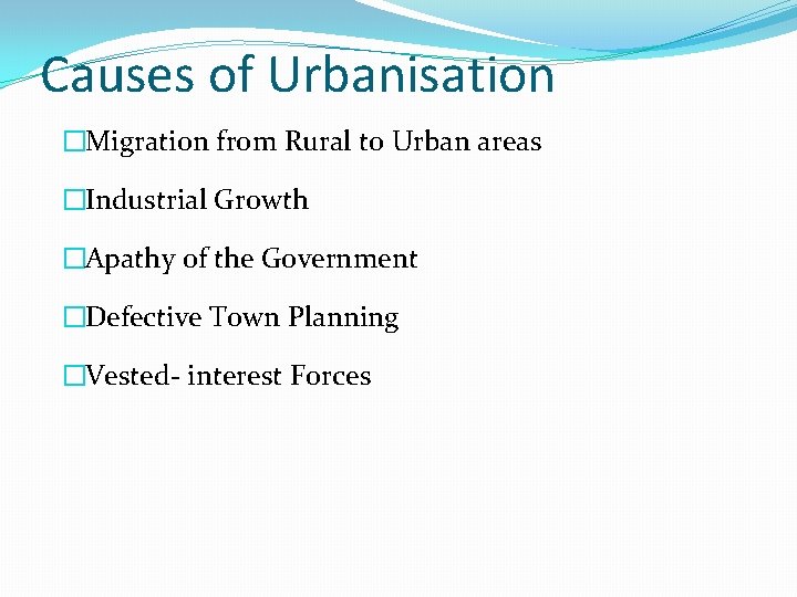 Urbanisation Understanding Concept Urban Demographical ly Size of
