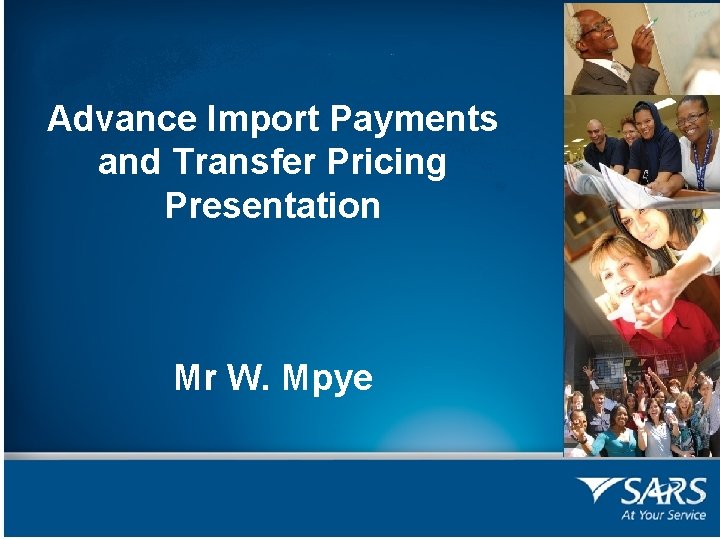 Advance Import Payments and Transfer Pricing Presentation Mr