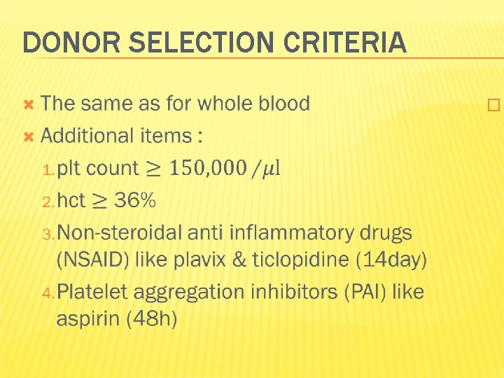 PLATELET CONCENTRATE FROM WHOLE BLOOD OR COLLECTED BY