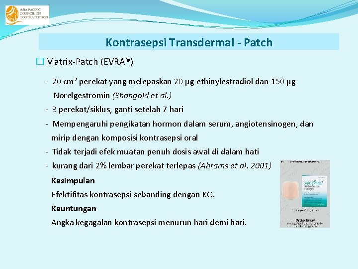 5 Kontrasepsi Hormonal b Injeksi Depo Kontrasepsi Hormonal