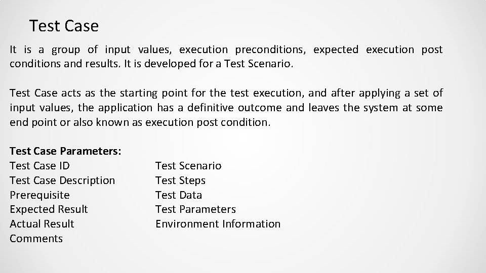 Software Testing Quality Engineering Chapter 13 Test Documentation