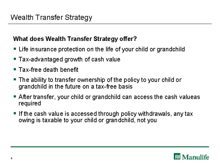Wealth Transfer Strategy Because family is what its
