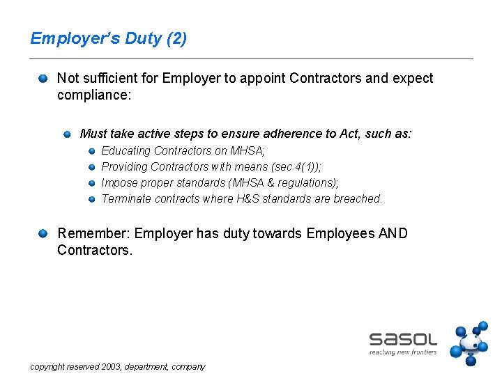 MANAGING CONTRACTORS PERSPECTIVES FROM THE MHSA INTRODUCTION More