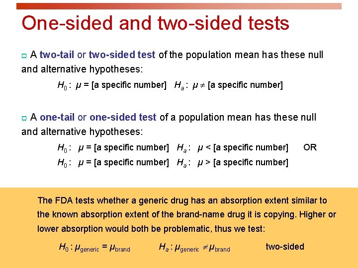 Lecture 16 Section 8 1 Objectives Testing Statistical