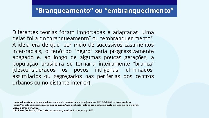 Brasil do sculo XIX discursos civilizatrios e segregao
