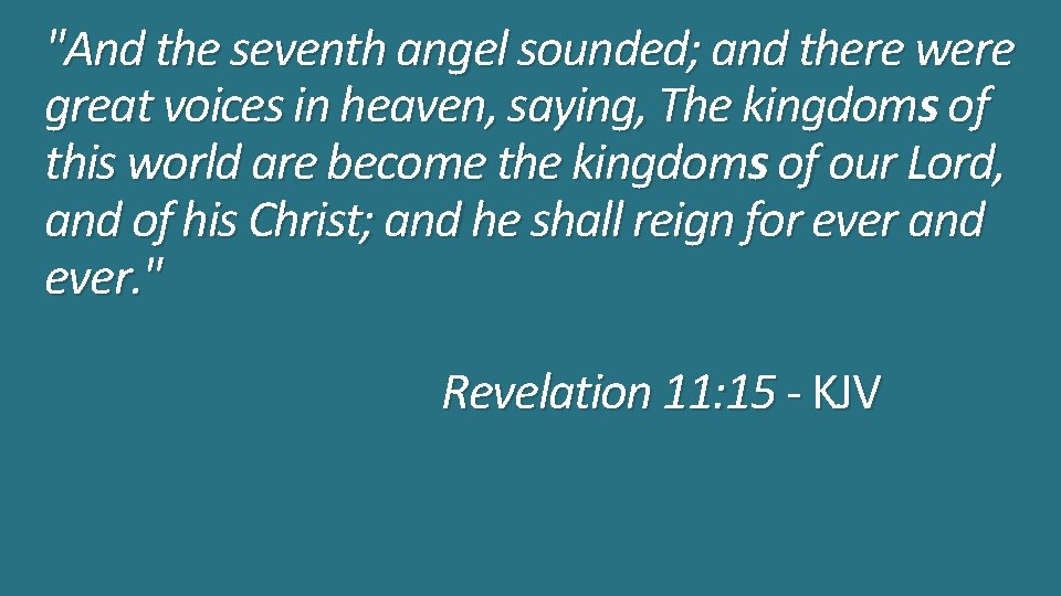 Jesus once said But blessed are your eyes