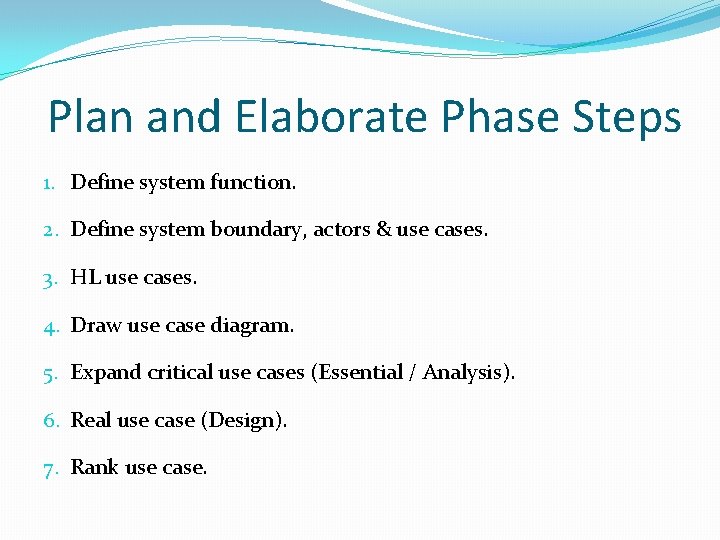 Phase 4 use Cases Start at 17 th