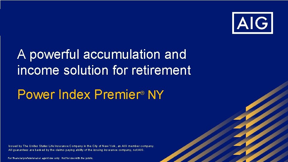 A powerful accumulation and income solution for retirement