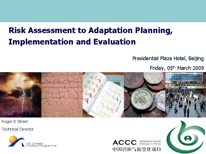 Risk Assessment to Adaptation Planning Implementation and Evaluation